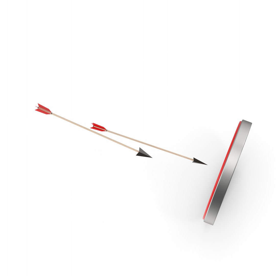 3D Flying Arrows And Target - TurboSquid 2220900