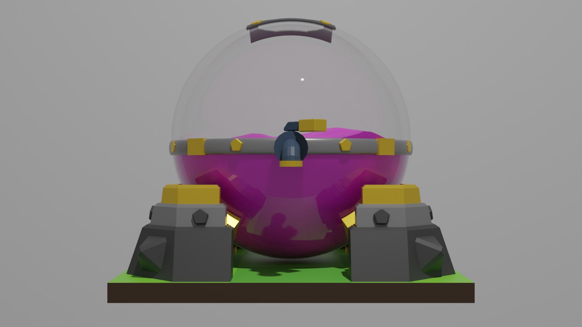 3D Clash Of Clans Elixir Storage - TurboSquid 1725560