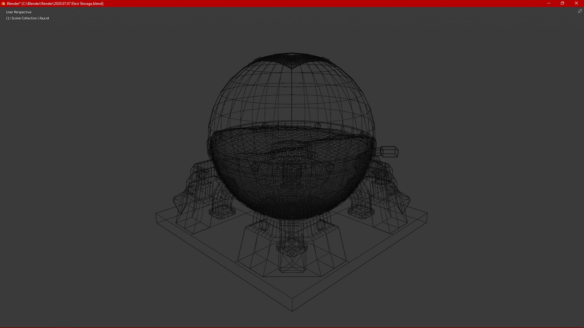 3D Clash Of Clans Elixir Storage - TurboSquid 1725560