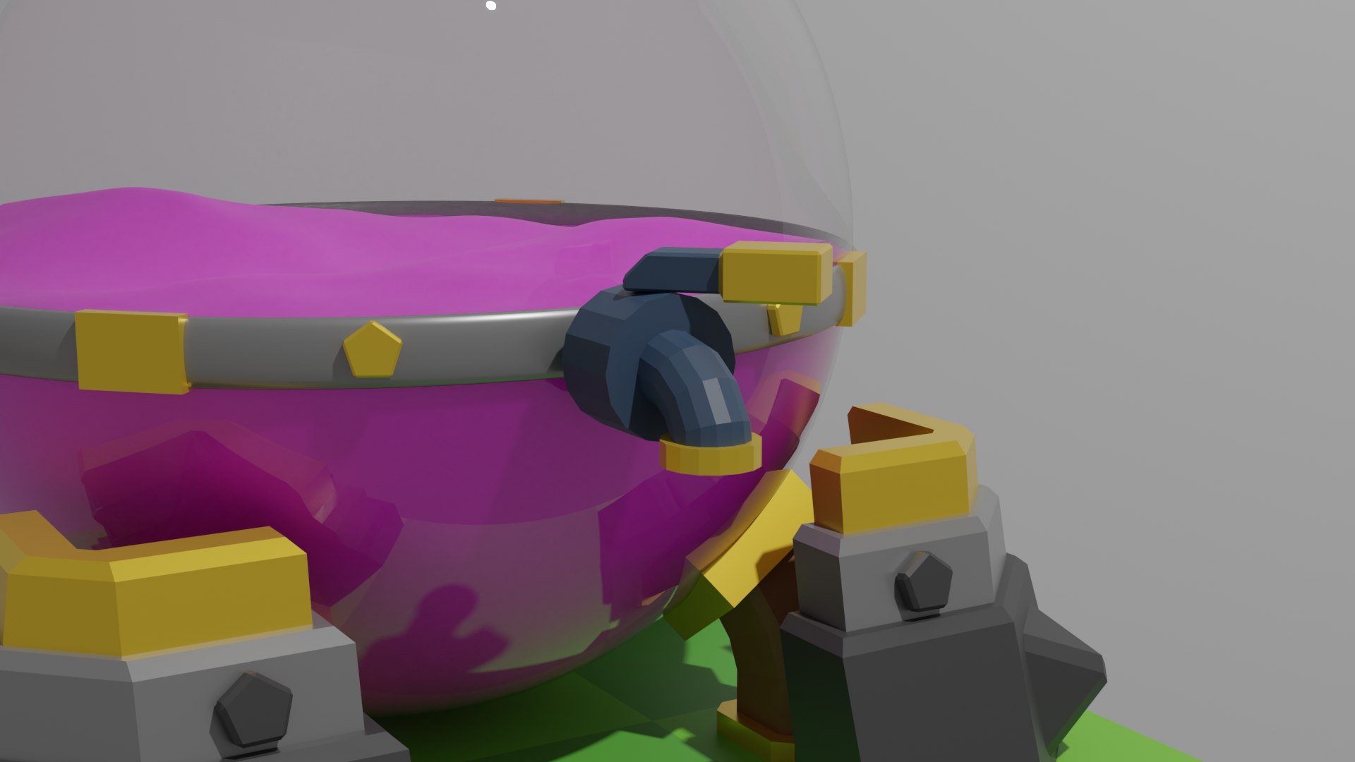 3D Clash Of Clans Elixir Storage - TurboSquid 1725560