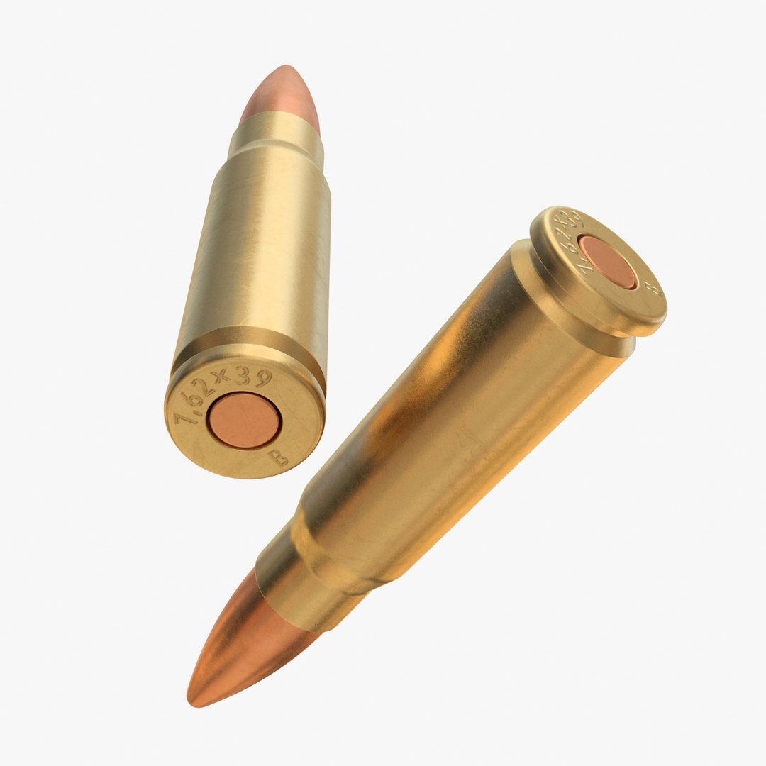 Cartridge 7 62x39 3D Model - TurboSquid 1255613