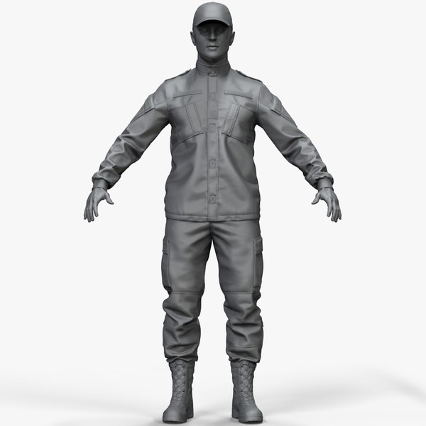 Military Uniform 3D Models for Download | TurboSquid