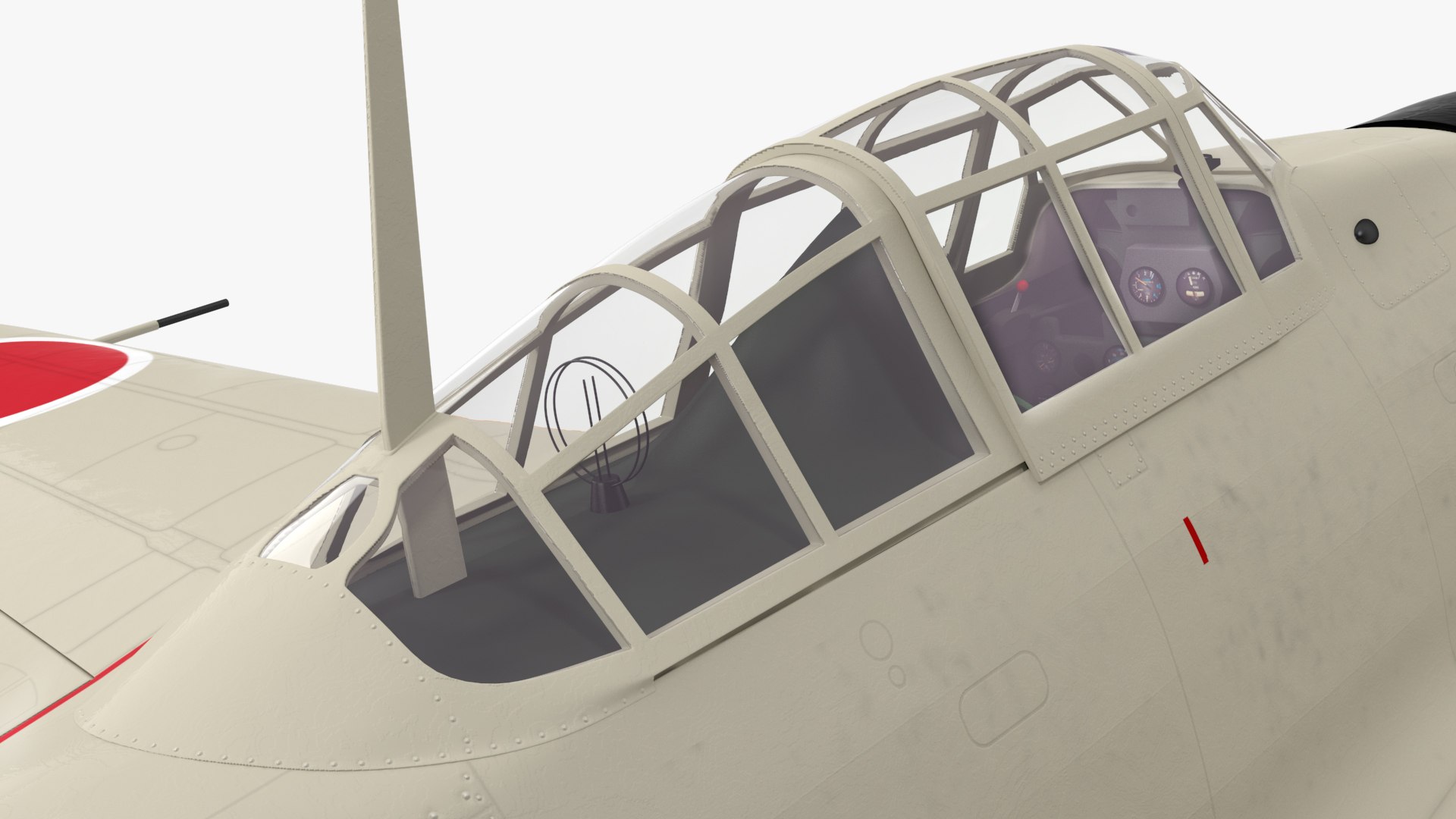 3D Mitsubishi A6M Zero Zeke Model - TurboSquid 2292217