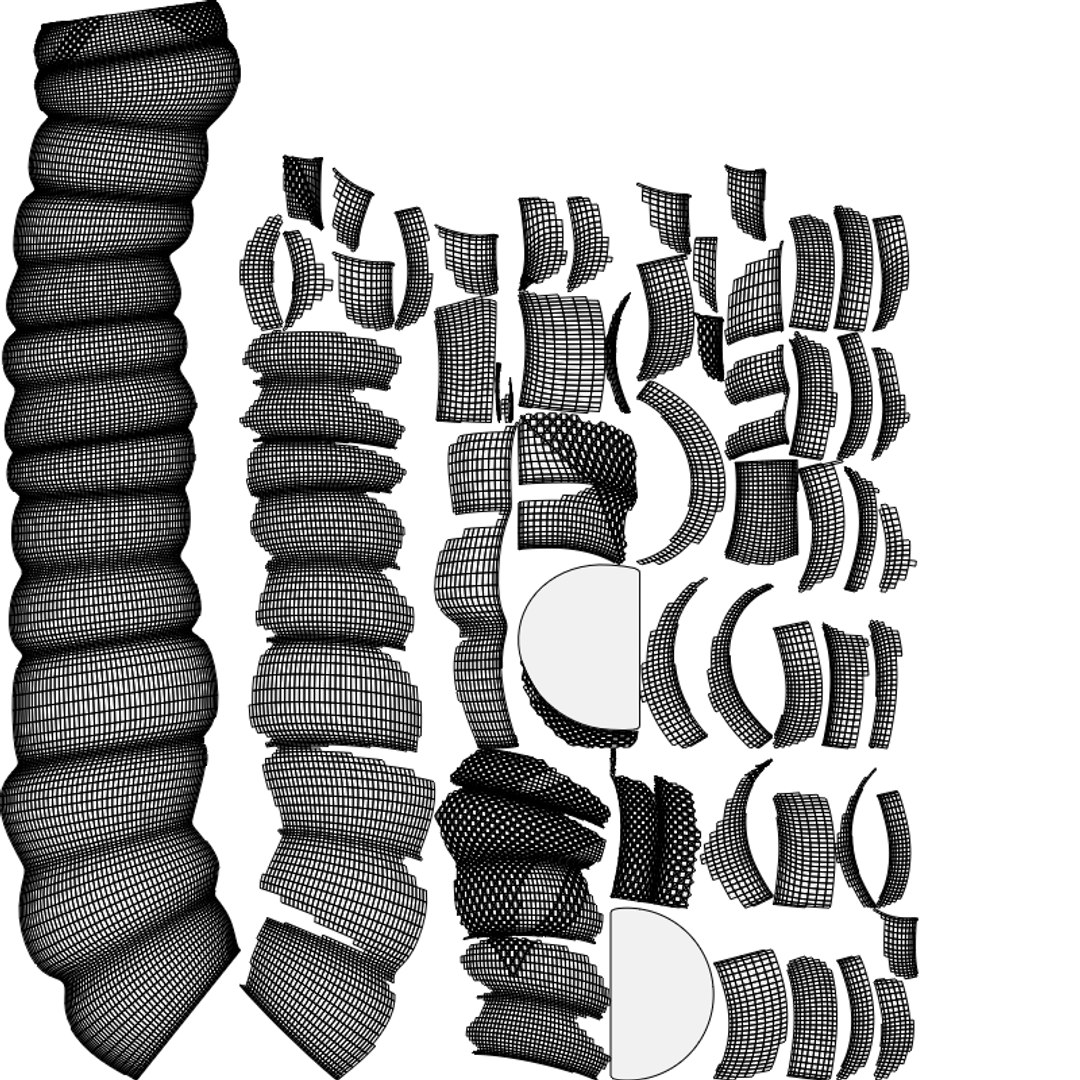 Bas-relief Model Internal Structure Of A Rabbit 3D Model - TurboSquid ...