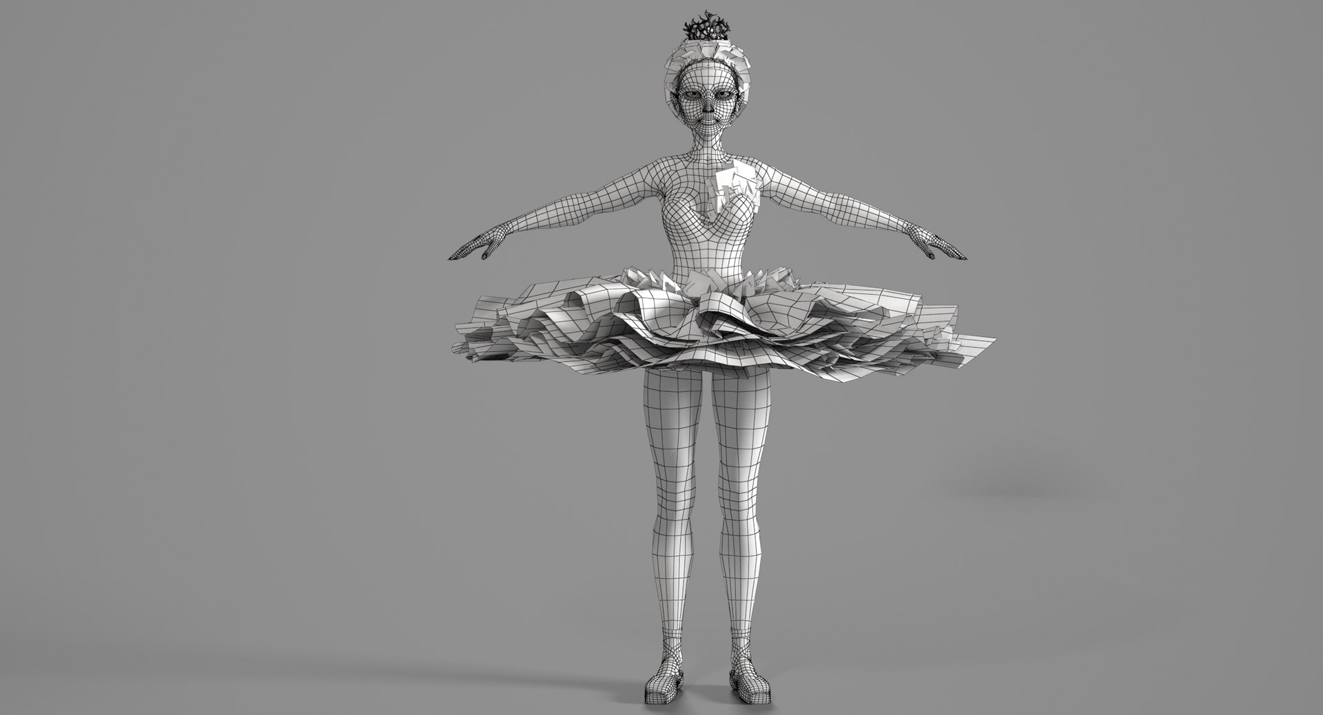 Ballerina Black Swan Rig Model - TurboSquid 1304691