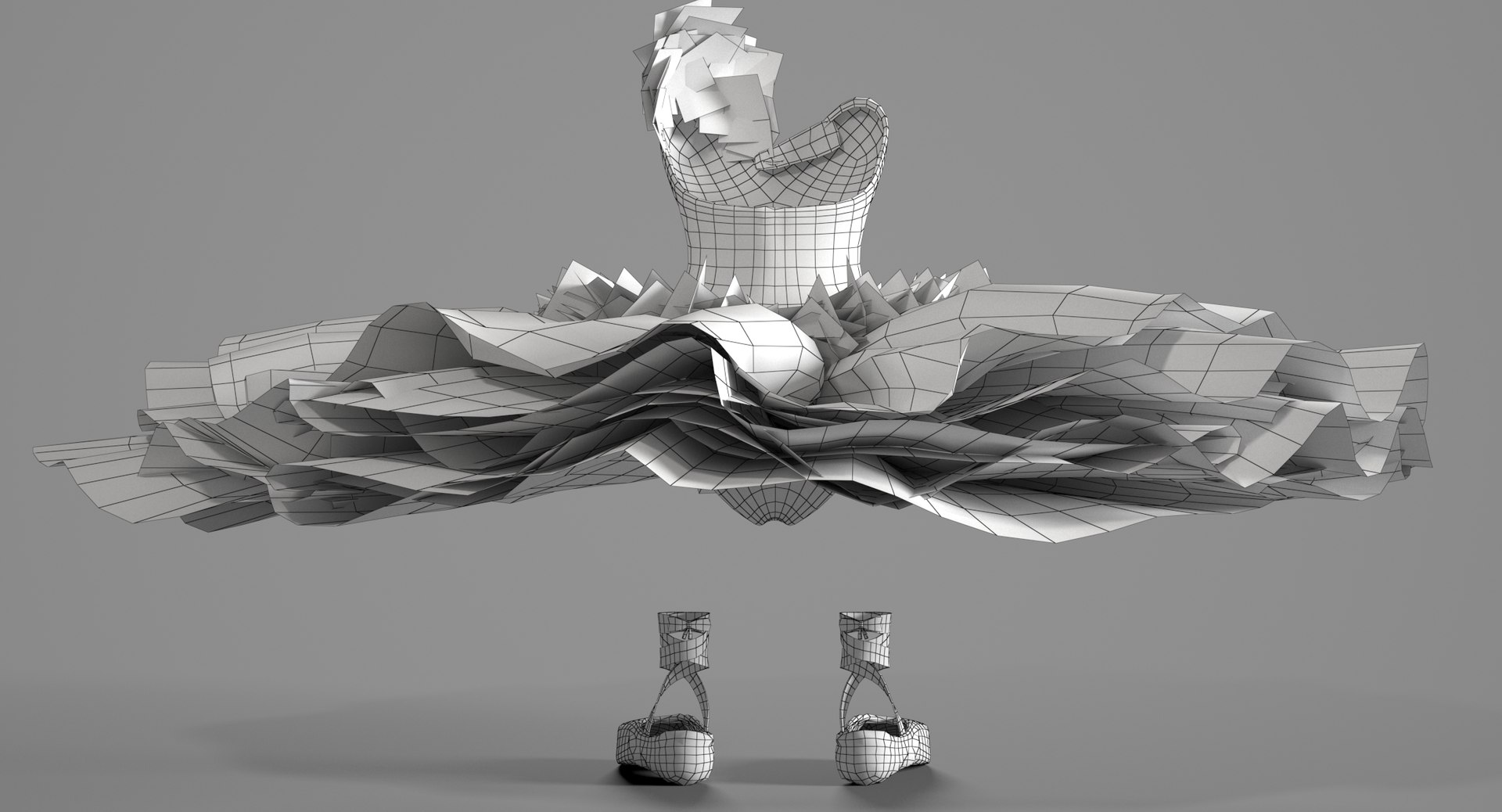 Ballerina Black Swan Rig Model - TurboSquid 1304691