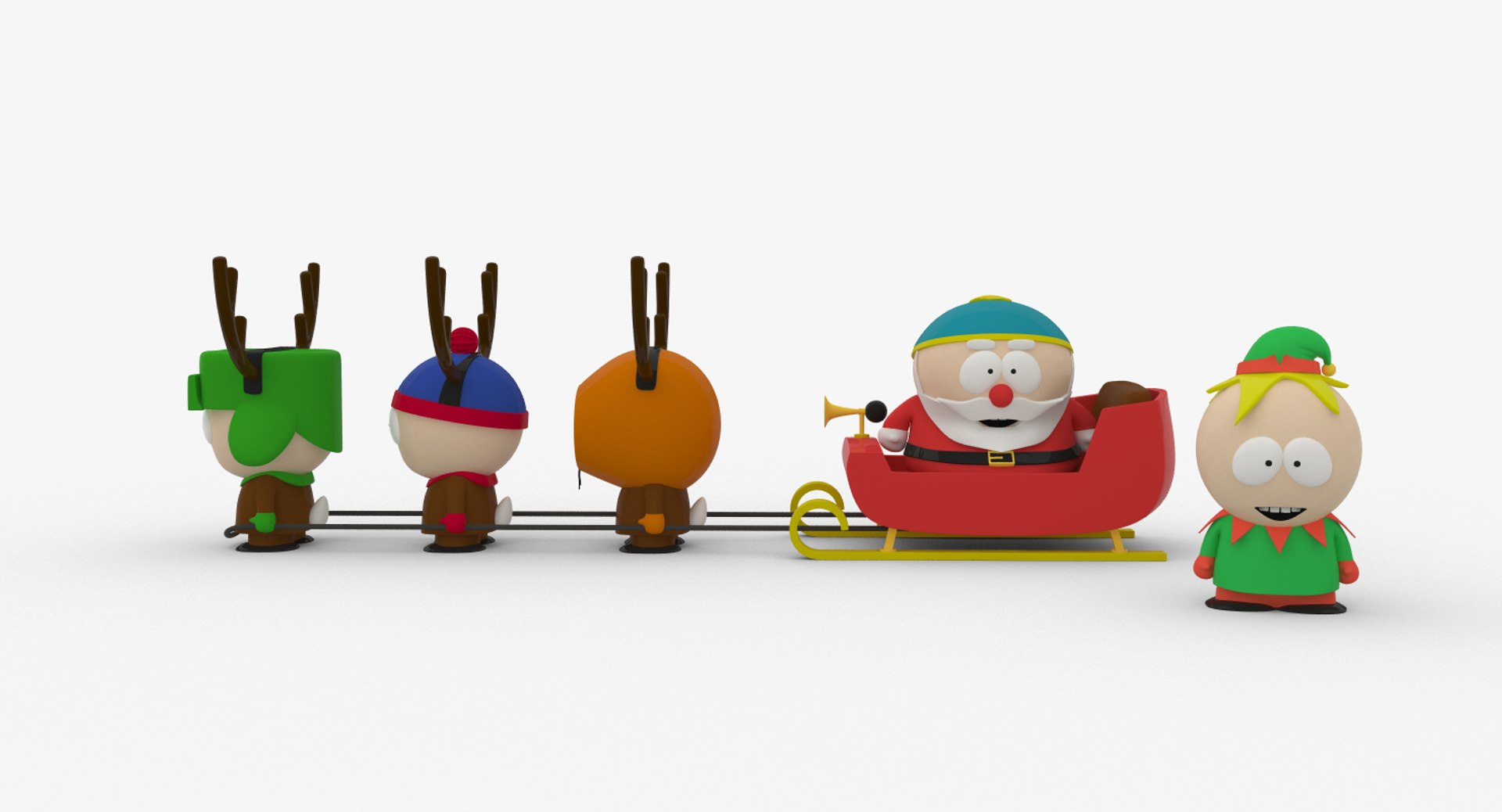 3d South Park Model