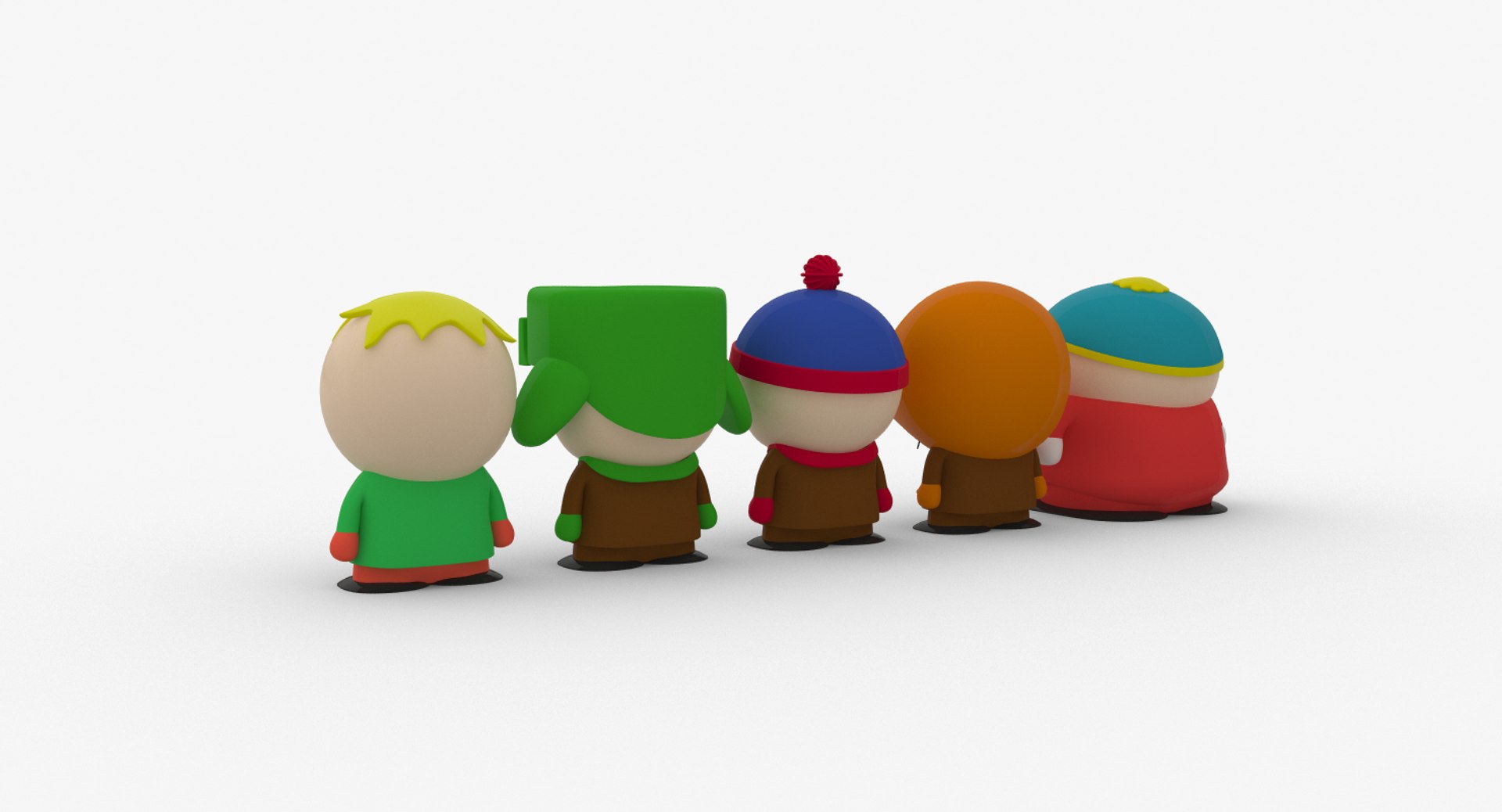 3d South Park Model