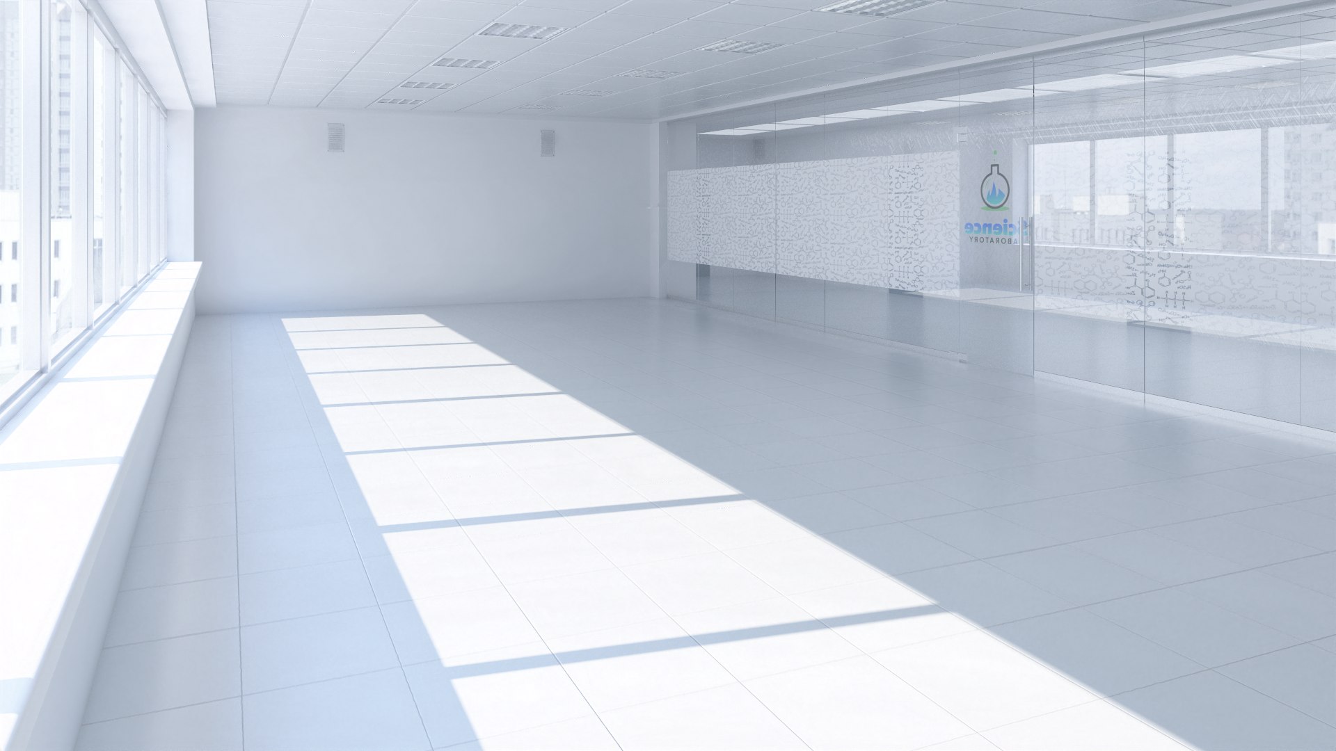 3D Empty Base Laboratory Interior 1 - TurboSquid 2012167