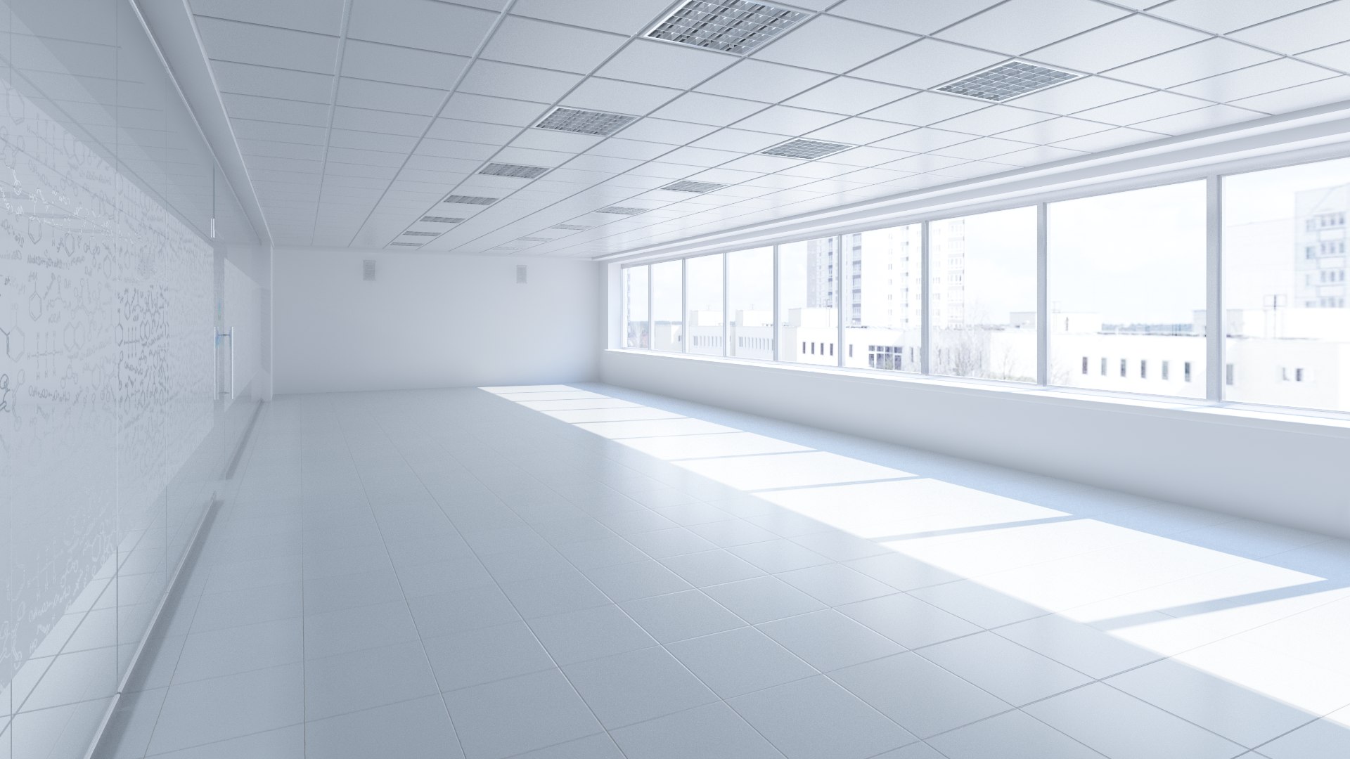 3D Empty Base Laboratory Interior 1 - TurboSquid 2012167