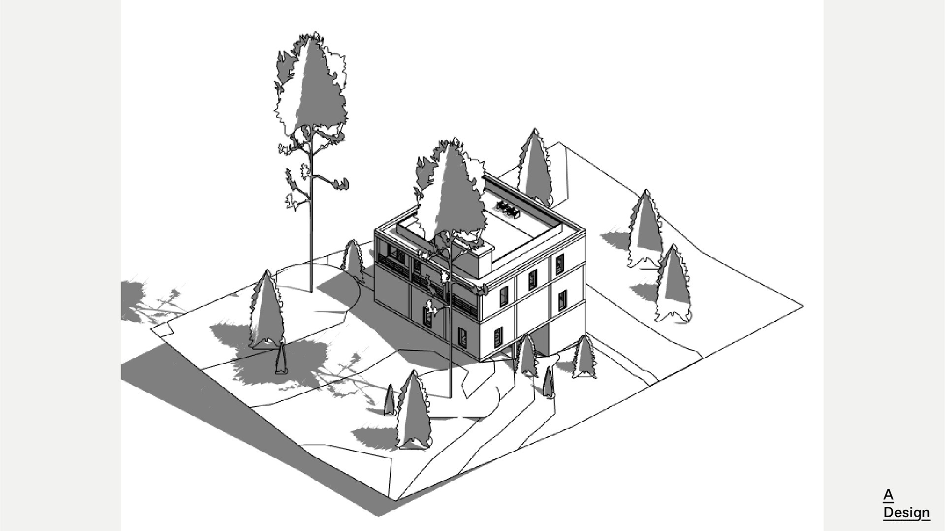 3D Small House - Revit Model - TurboSquid 2017783