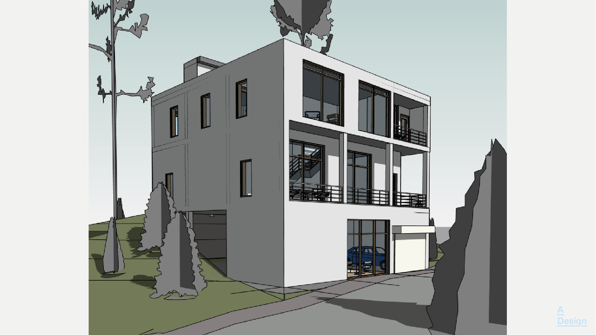 3D Small House - Revit Model - TurboSquid 2017783