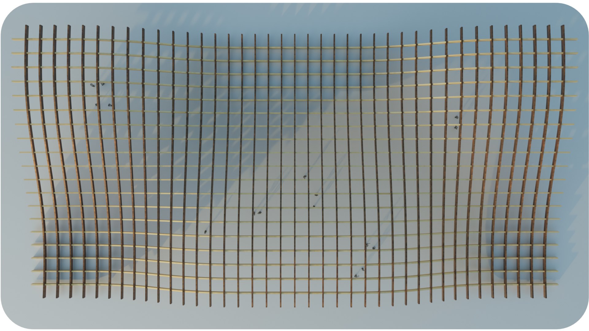 Waffle Wavy Structure 3D model - TurboSquid 2159501