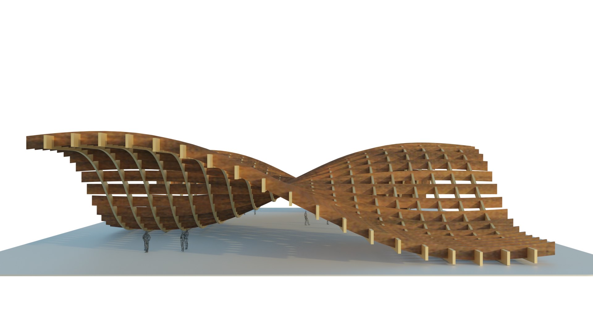 Waffle Wavy Structure 3D model - TurboSquid 2159501