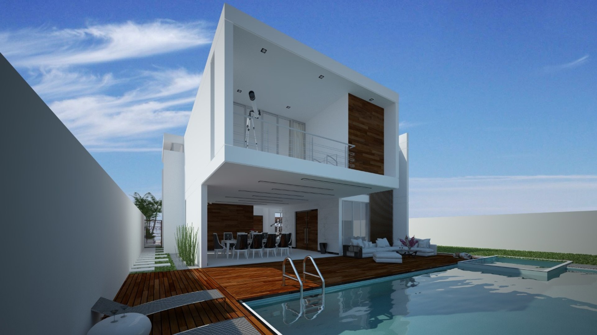 Pool house 3D - TurboSquid 1266553