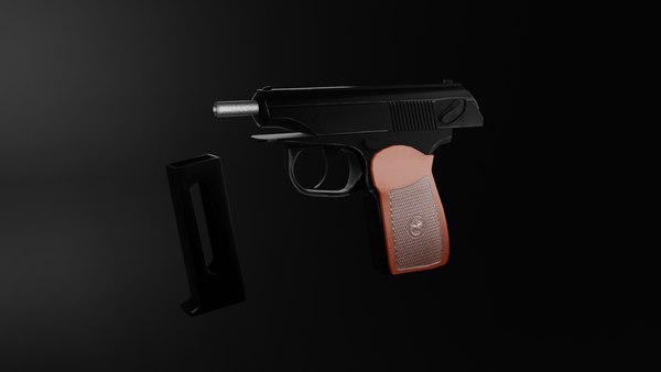 PM Pistol model - TurboSquid 1925643