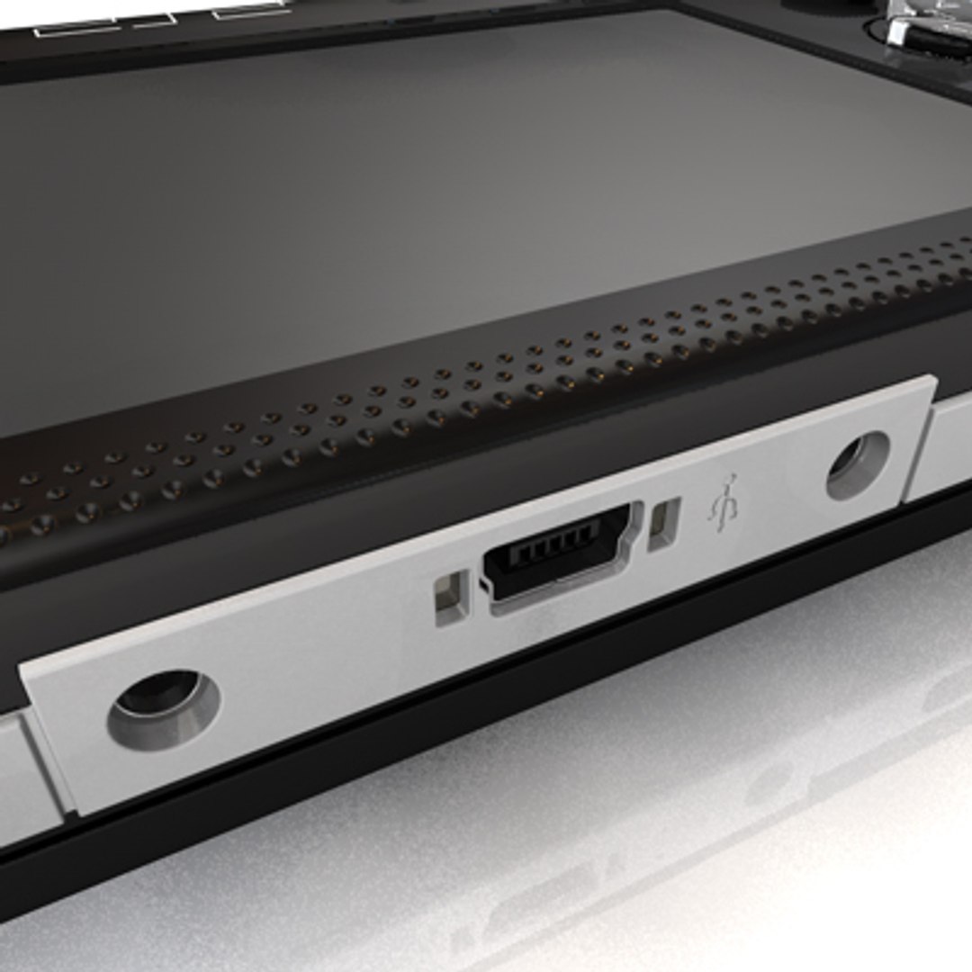 3d Playstation Portable Console Model