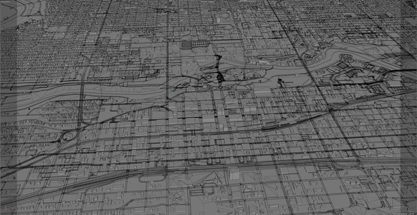 3D Spokane Washington USA model - TurboSquid 1720834