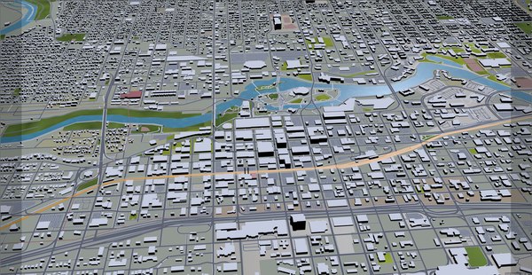 3D Spokane Washington USA model - TurboSquid 1720834