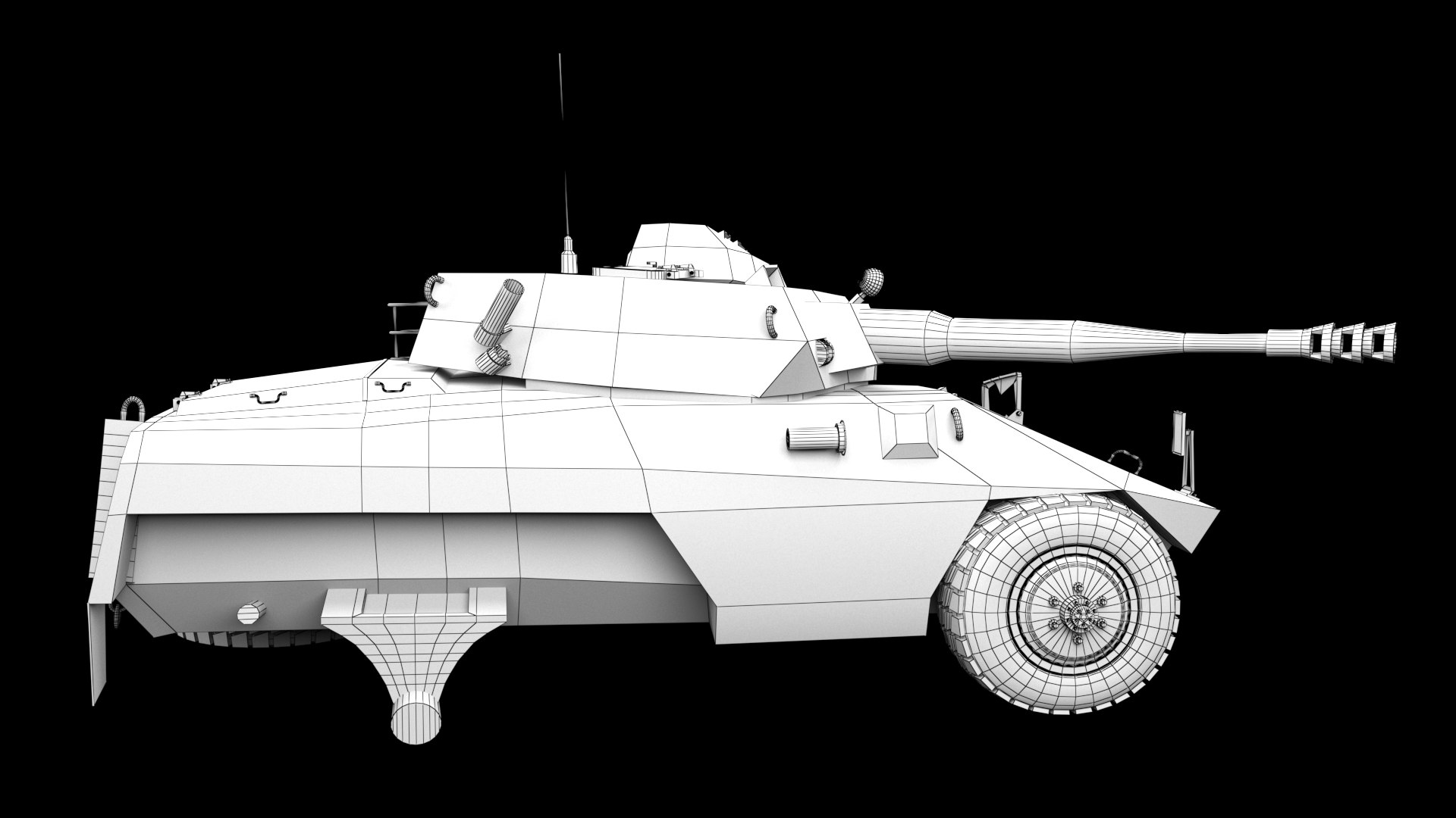 3D Damaged Ee-9 Cascavel Tank - TurboSquid 1475412