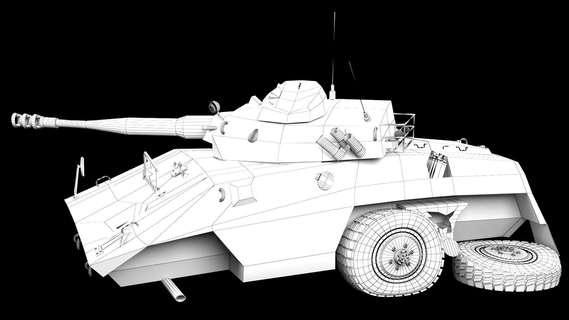3D Damaged Ee-9 Cascavel Tank - TurboSquid 1475412