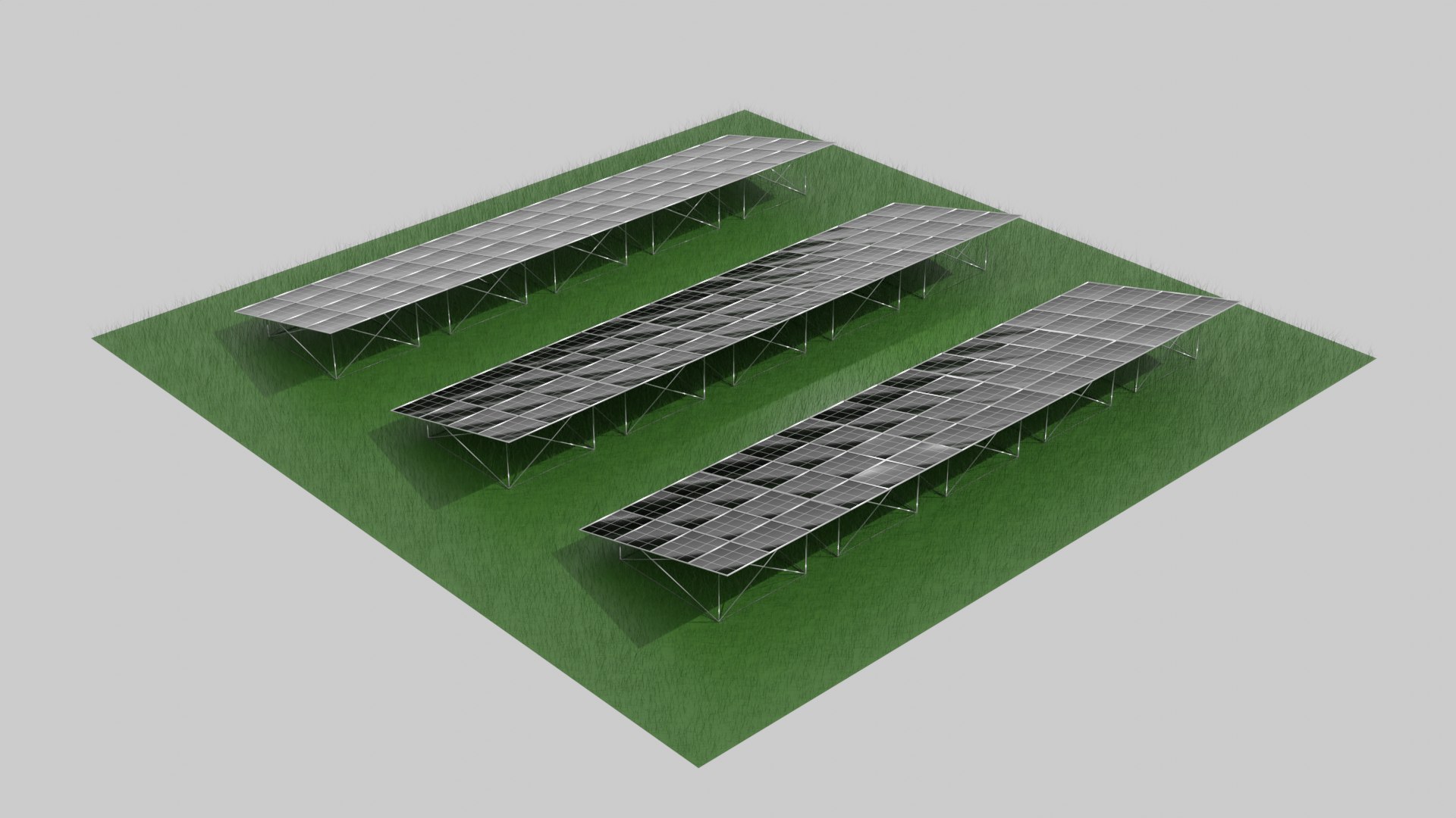 3D Solar Farm - TurboSquid 2122311