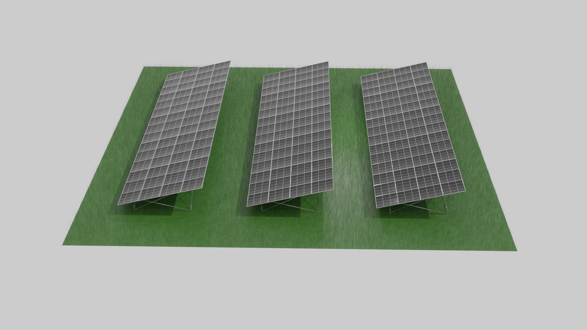 3D Solar Farm - TurboSquid 2122311