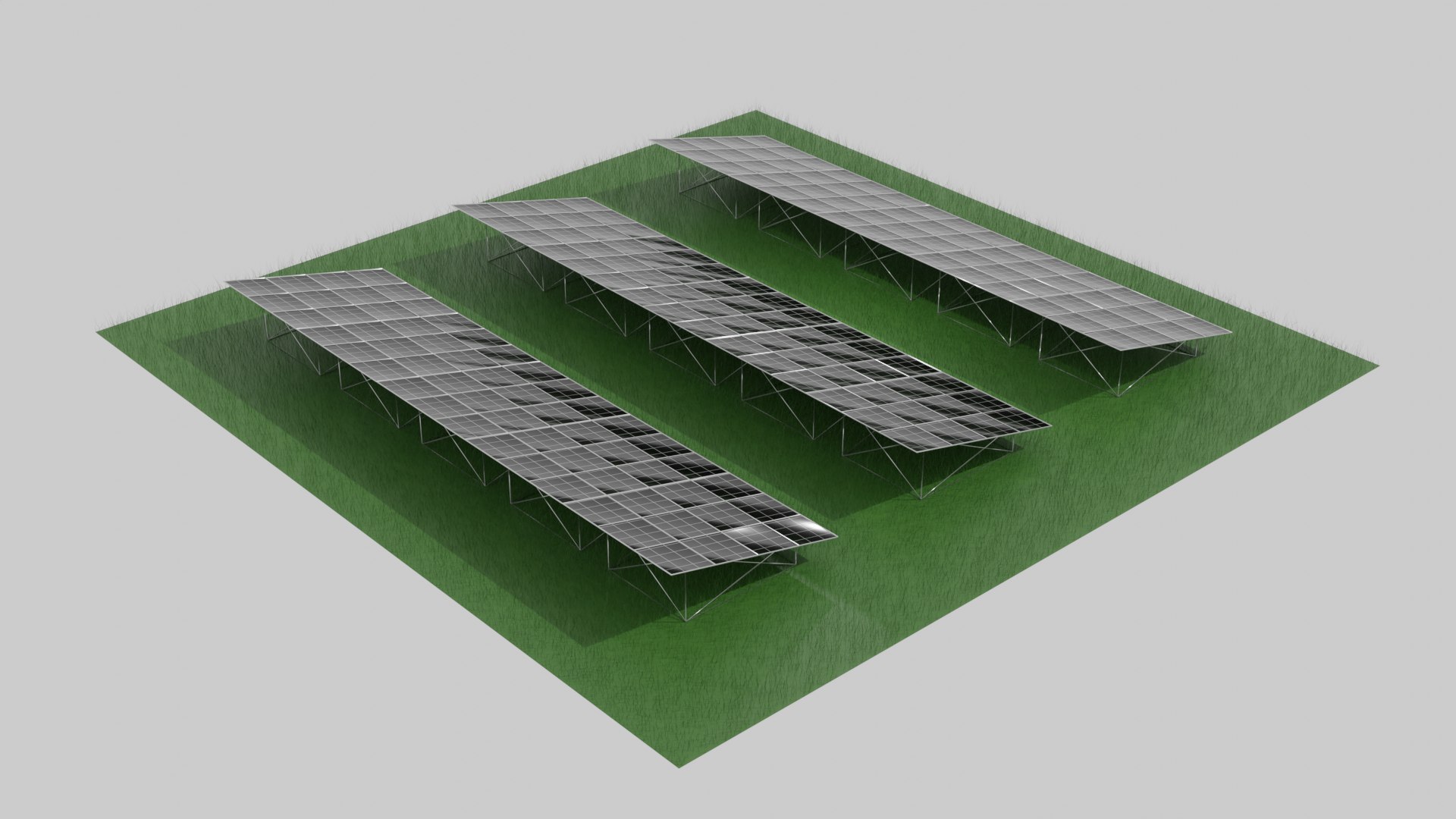 3D Solar Farm - TurboSquid 2122311