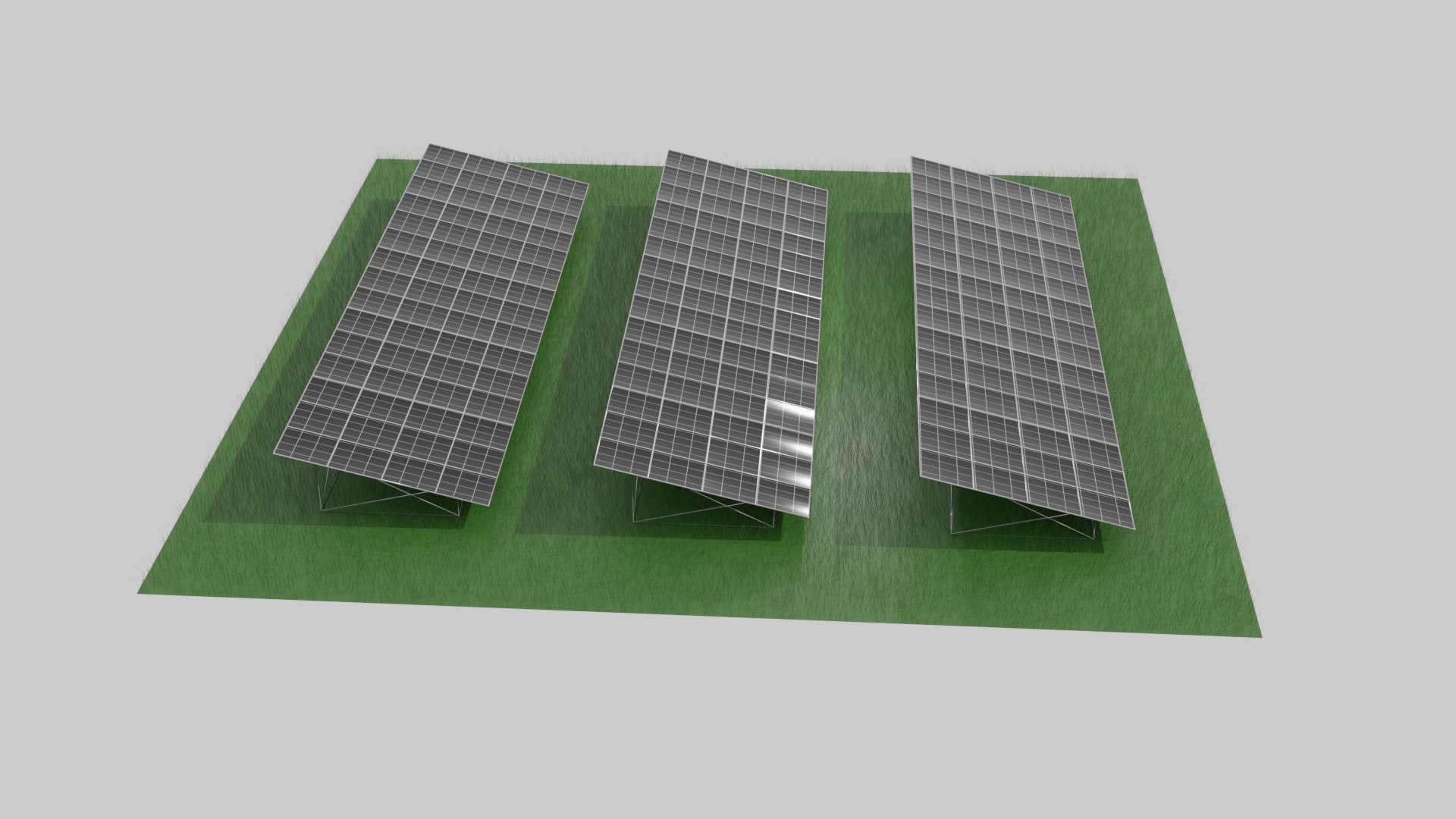 3D Solar Farm - TurboSquid 2122311