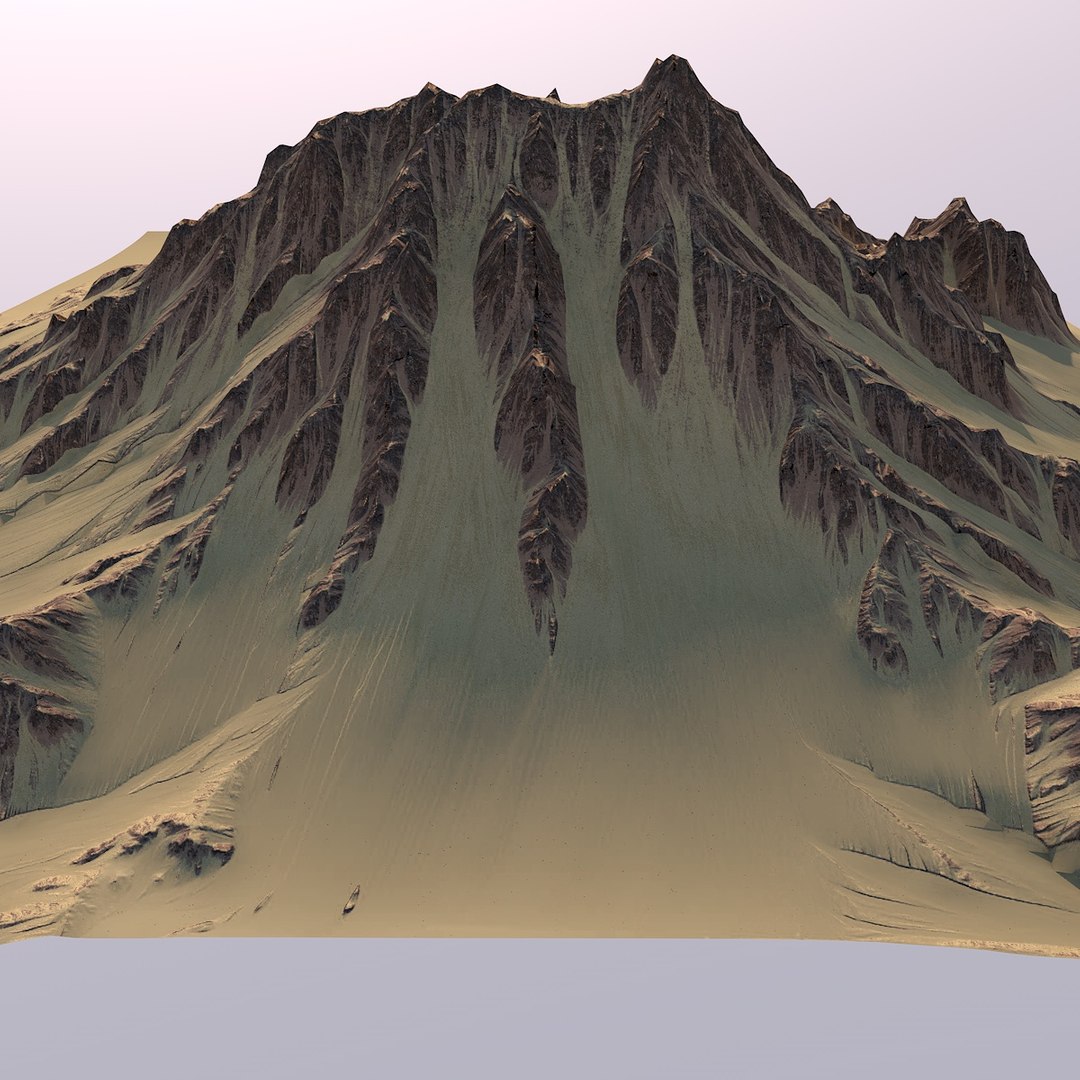 Mountain Terrain 3D Model | 1148901 | TurboSquid