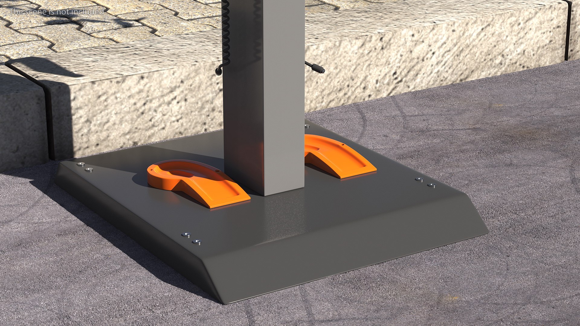 Electric Scooter Charging Docking Rack 3D Model - TurboSquid 1870737