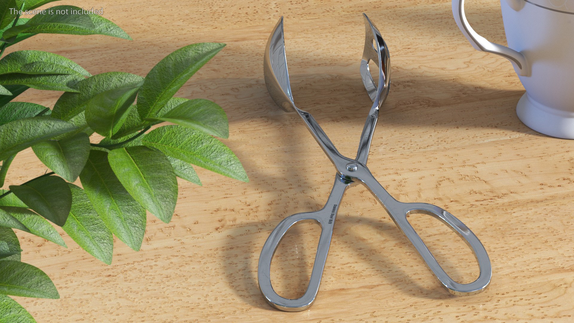 Serving Tongs Stainless Steel 3D - TurboSquid 2019560