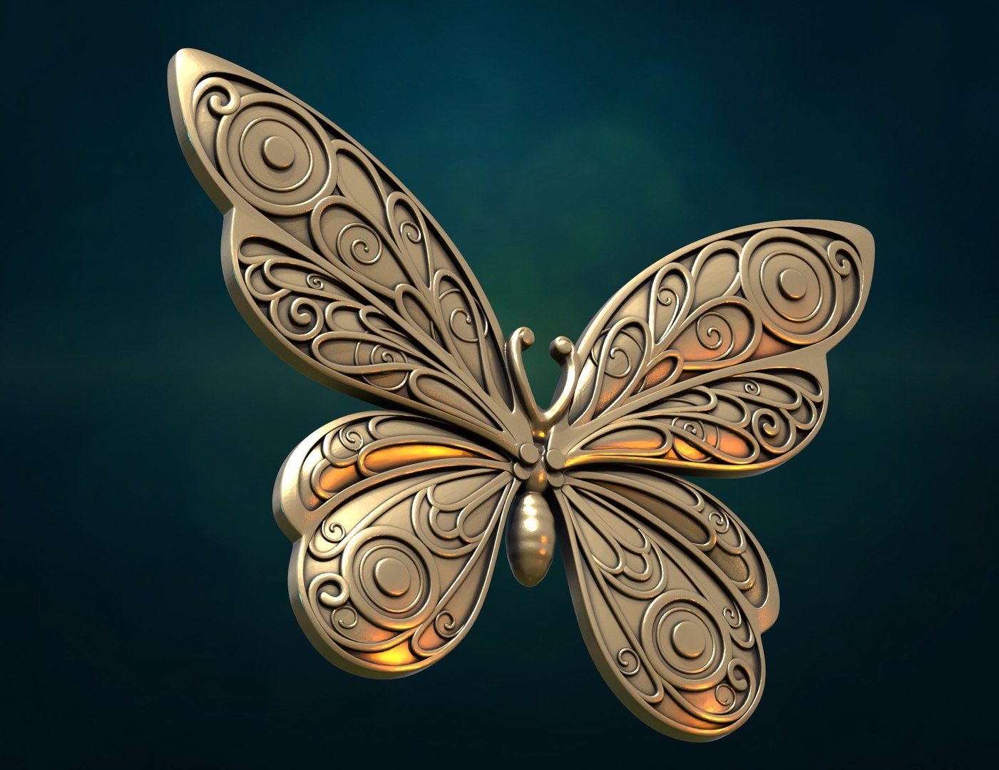 Butterfly Both Sided 3D - TurboSquid 2356296
