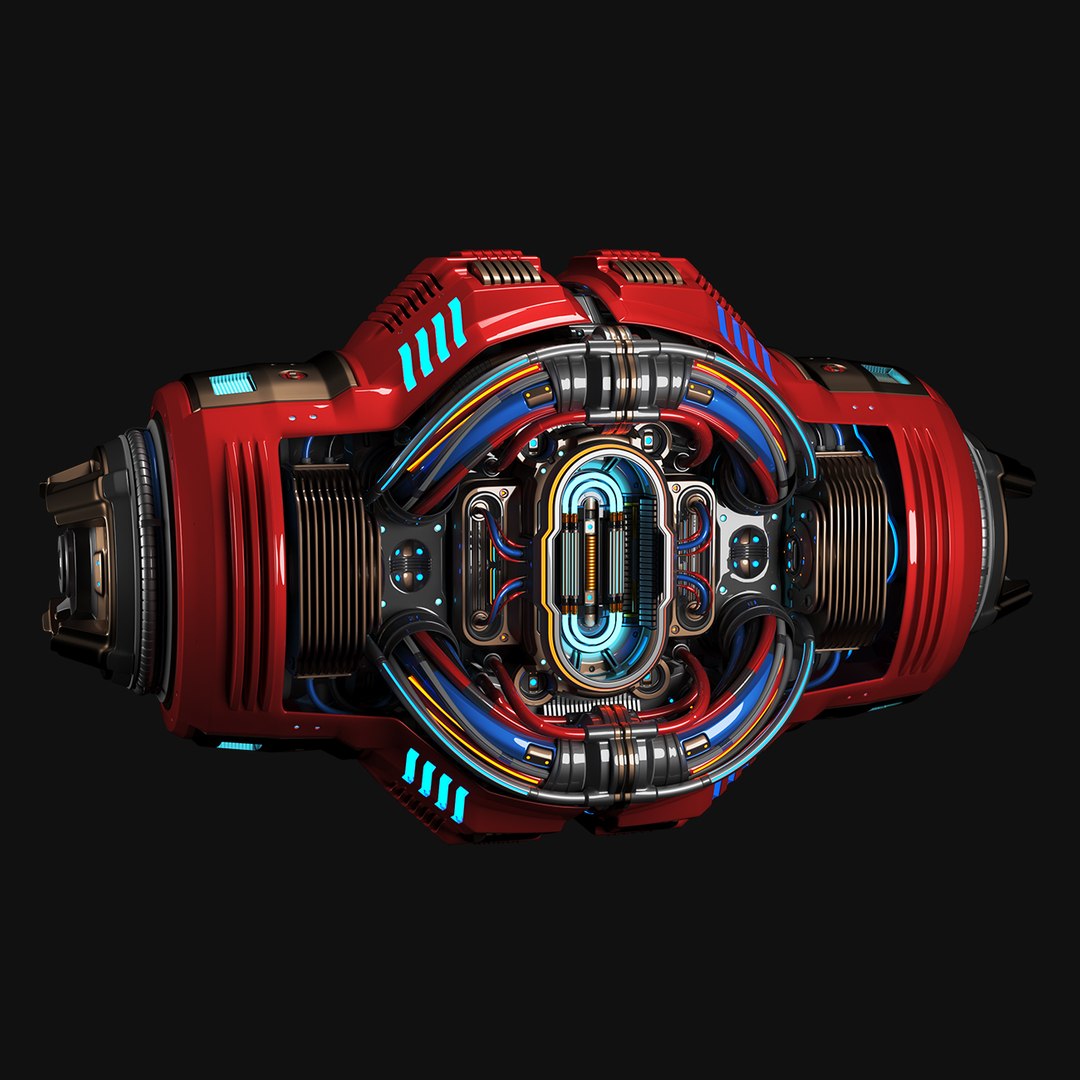 Sci Fi Core C1 3D Model - TurboSquid 1543813
