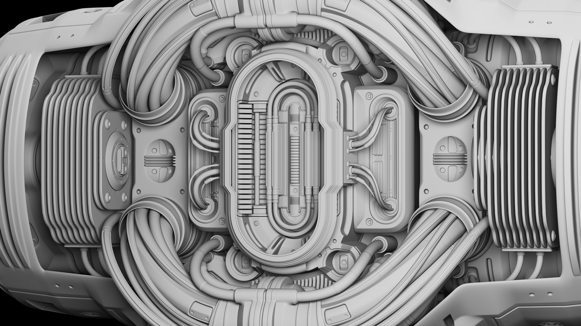 Sci Fi Core C1 3D Model - TurboSquid 1543813