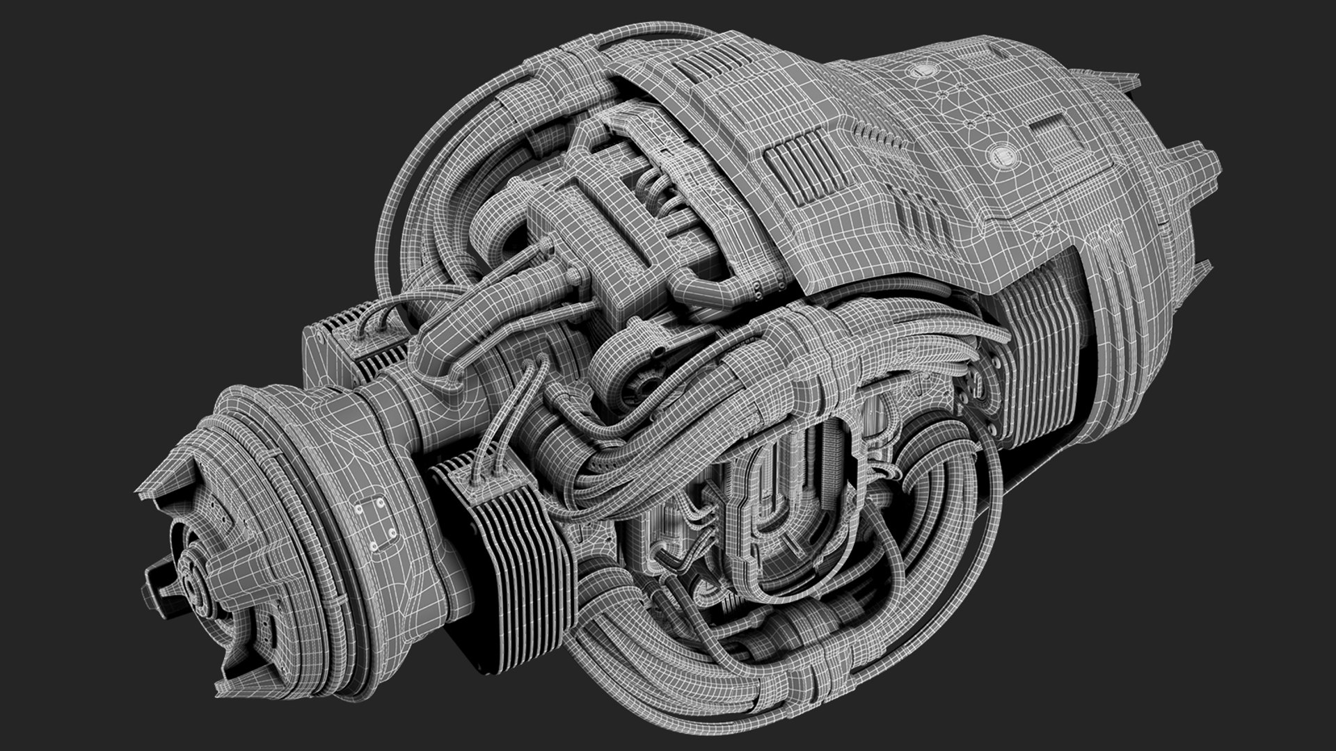Sci Fi Core C1 3D Model - TurboSquid 1543813