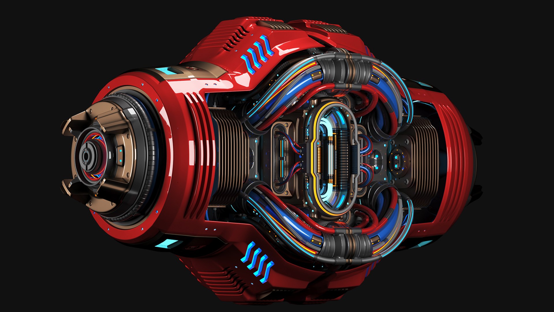 Sci Fi Core C1 3D Model - TurboSquid 1543813