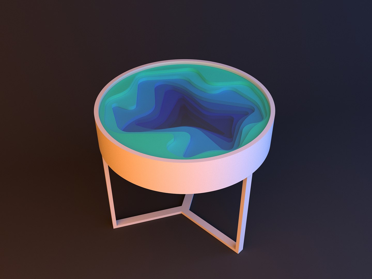 3D Parametric Table Landscape Topography Lake - TurboSquid 1820776