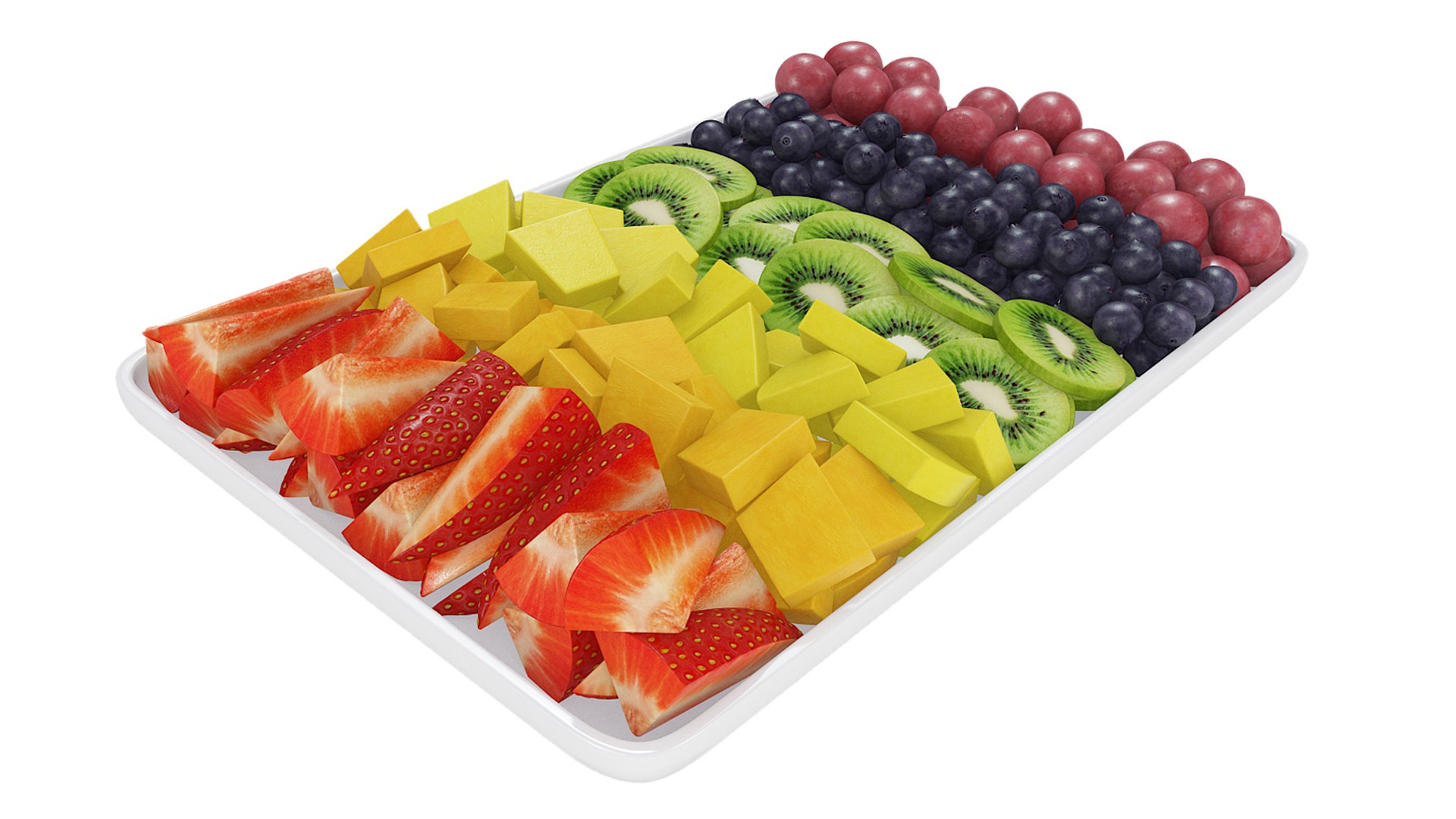 Fruit Platter 3D - TurboSquid 2199565