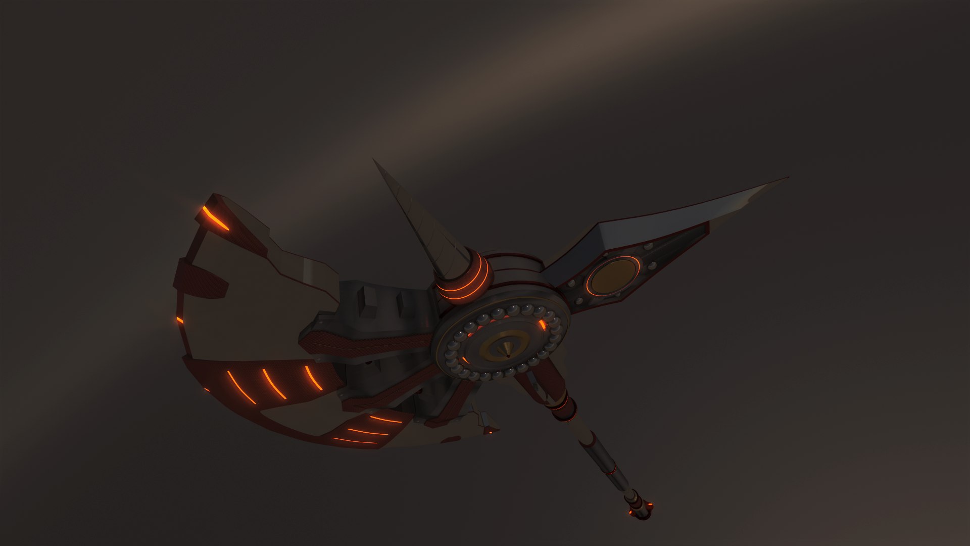 3D Sci-Fi Battle Axe Model - TurboSquid 1973737