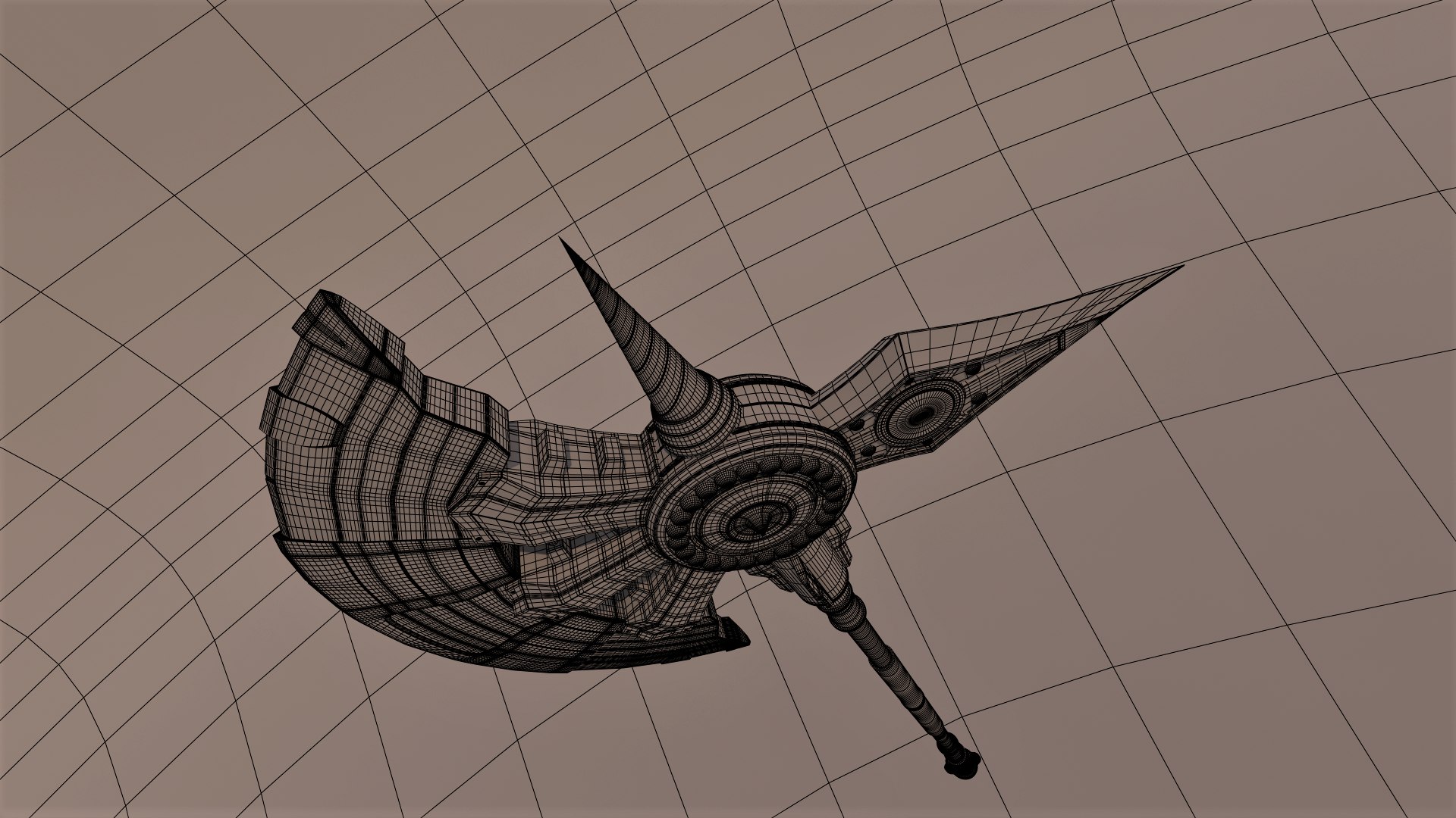3D Sci-Fi Battle Axe Model - TurboSquid 1973737