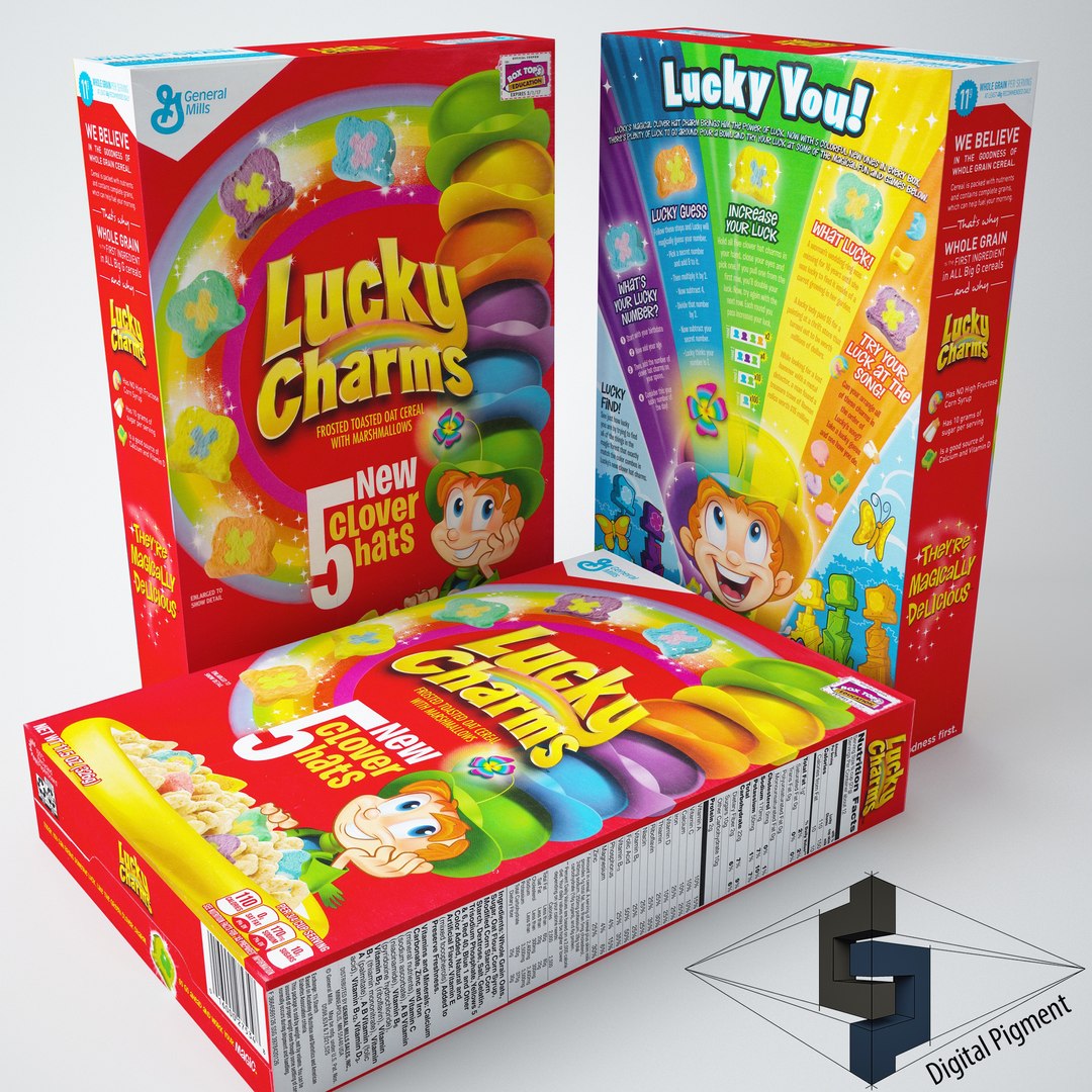 3d Model Lucky Charms