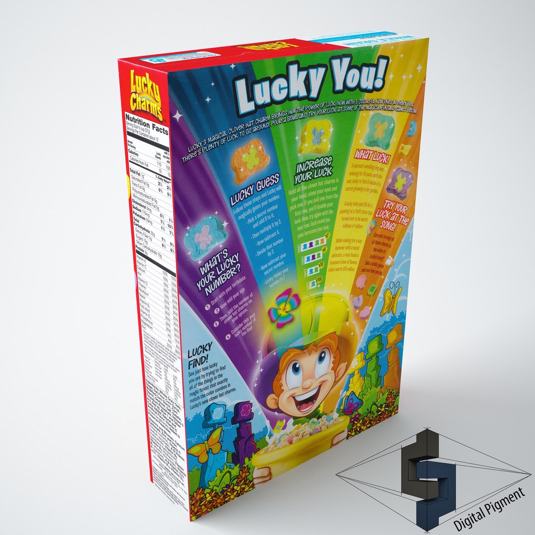 3d Model Lucky Charms