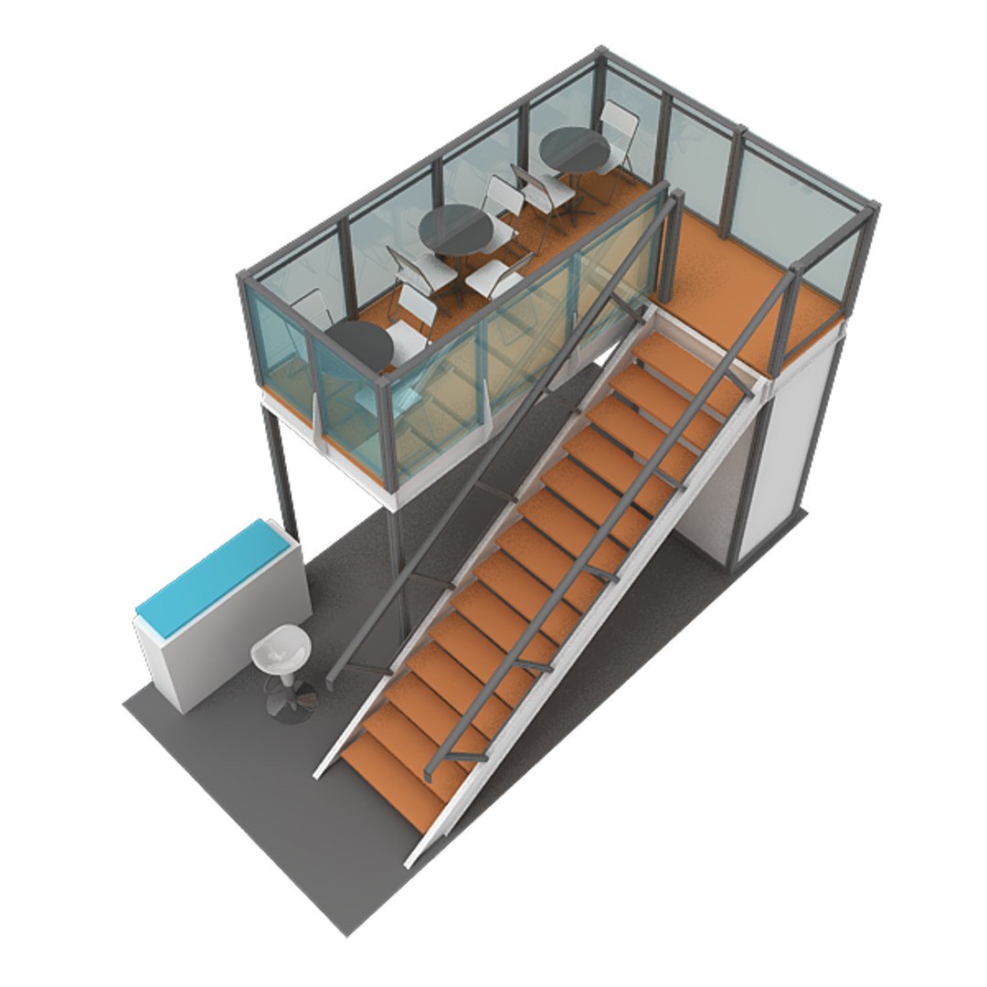 Structure Maxima Double Deck 3d Model
