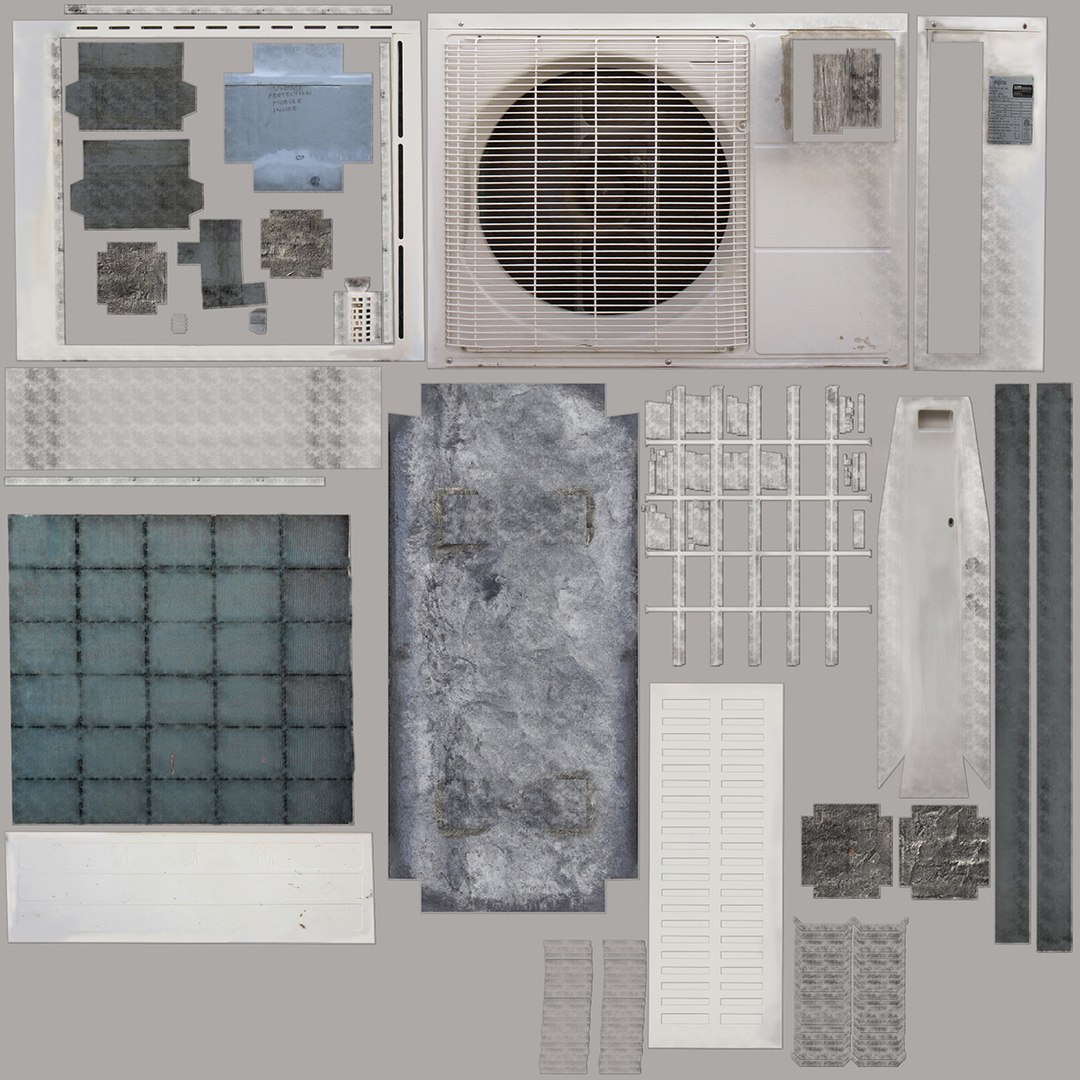 3d max air conditioner