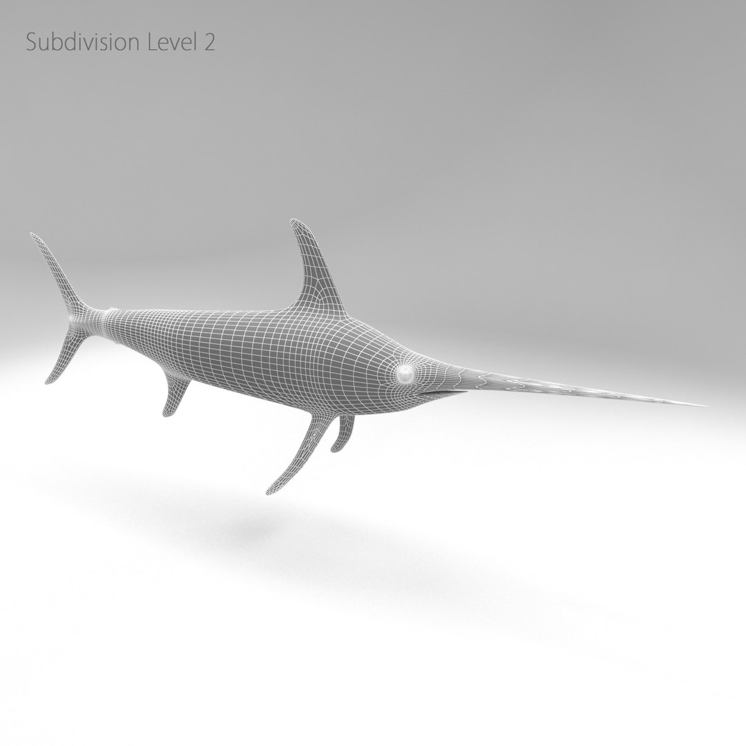 Swordfish Fish 3ds