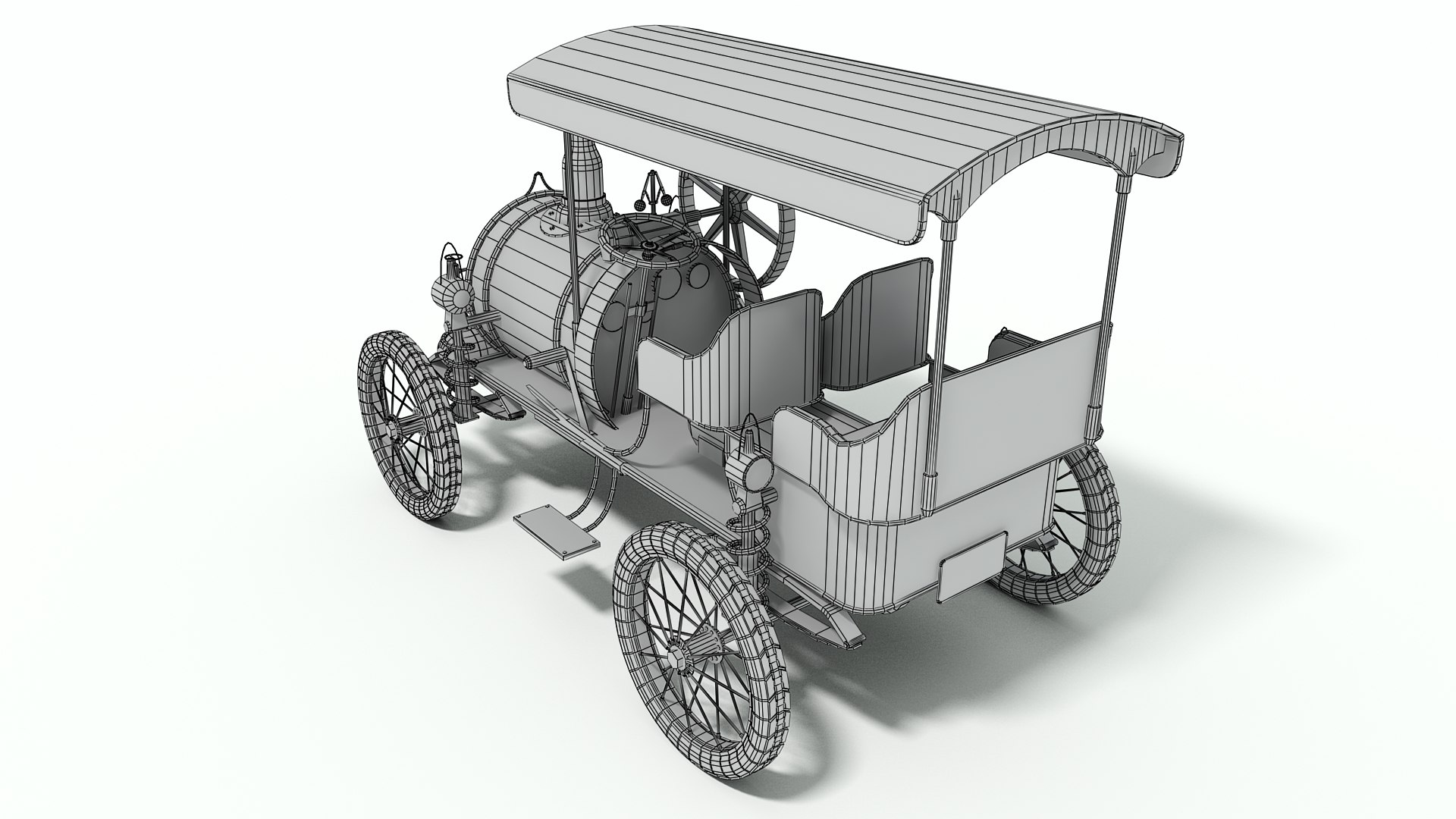 Steamy - Vintage Steam Model - TurboSquid 1550314