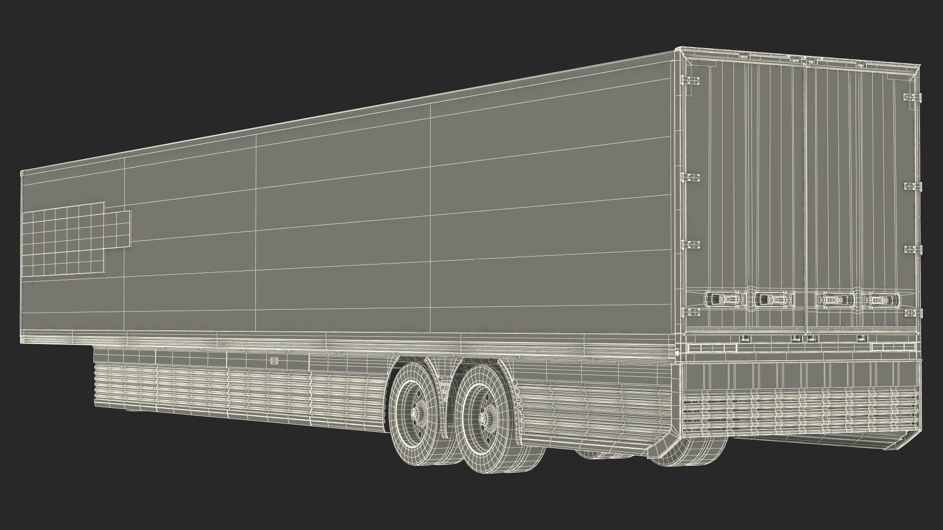 3D Futuristic Cargo Trailer - TurboSquid 2161875