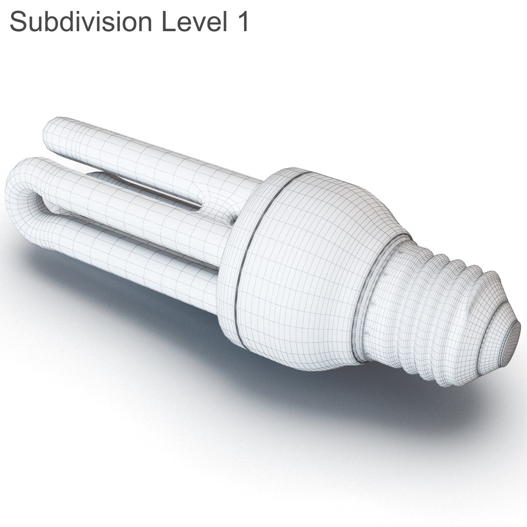 lamp fluorescent 3d model