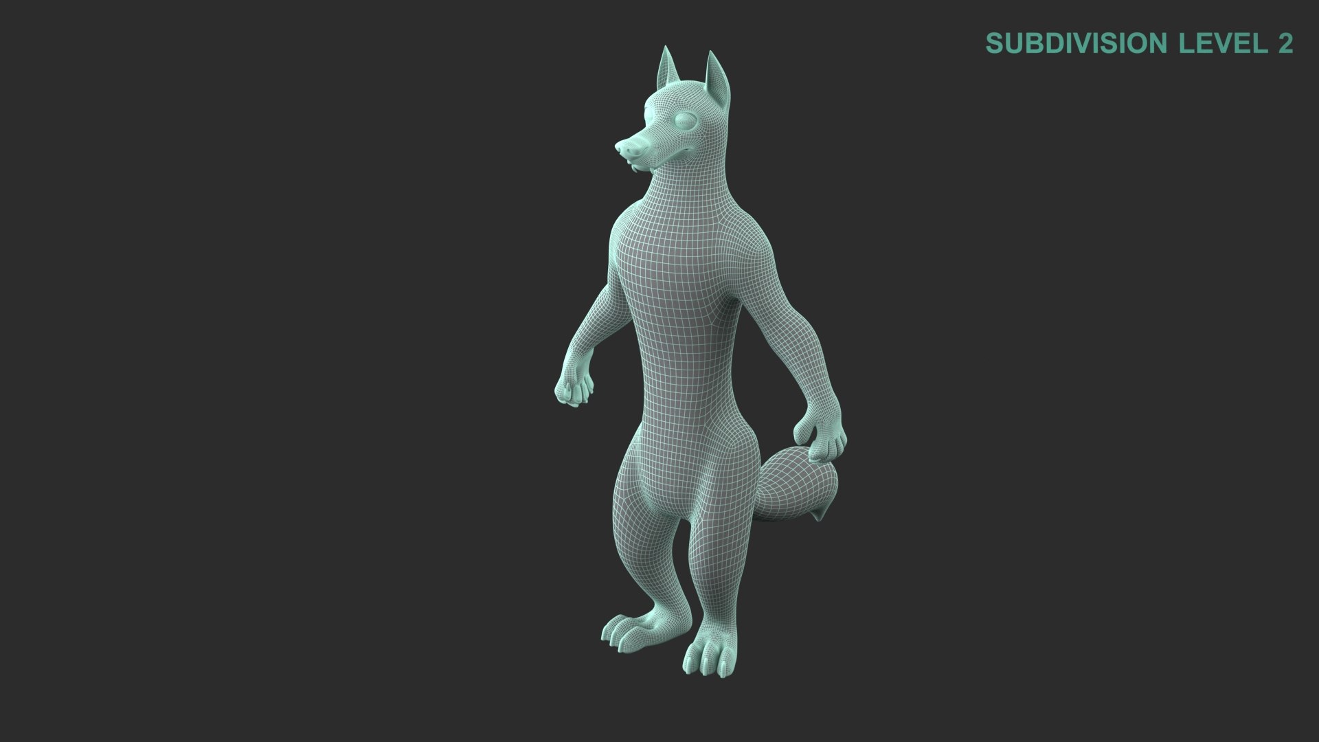 Cartoon Wolf Character 3D Model - TurboSquid 2107129